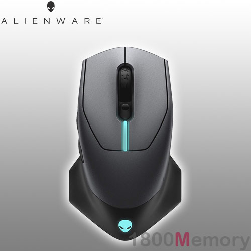 GENUINE Alienware Gaming Mouse Wired Wireless Dell AlienFX Lighting ...